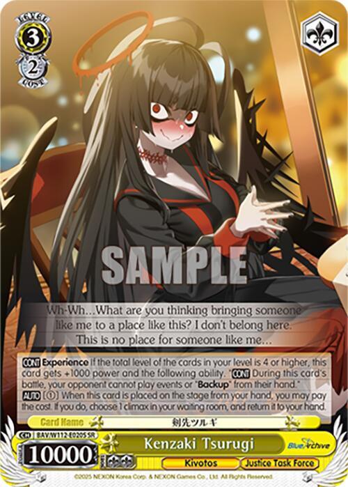 BAV/W112-E020S Kenzaki Tsurugi – Strictly Broken TCG