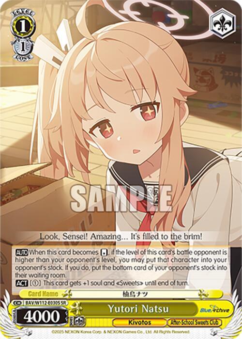 BAV/W112-E030S Yutori Natsu – Strictly Broken TCG