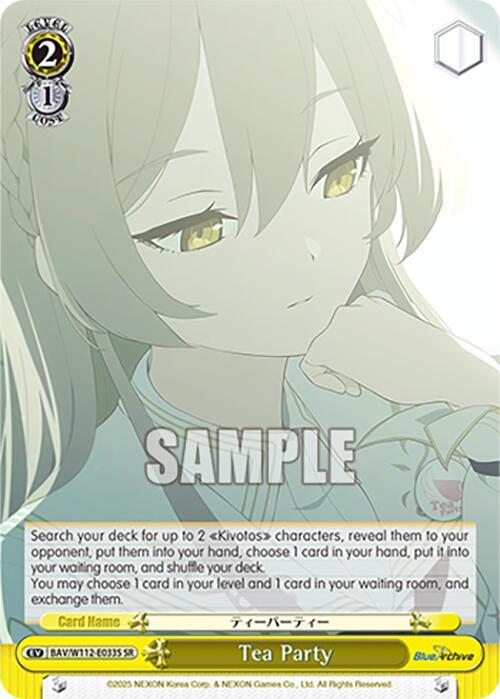 BAV/W112-E033S Tea Party – Strictly Broken TCG