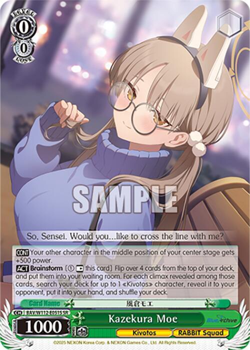 BAV/W112-E051S Kazekura Moe – Strictly Broken TCG