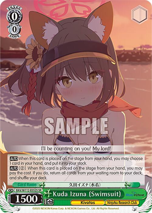 BAV/W112-E052S Kuda Izuna (Swimsuit) – Strictly Broken TCG