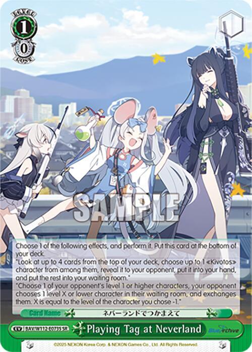 BAV/W112-E073S Playing Tag at Neverland – Strictly Broken TCG