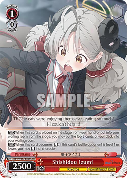 BAV/W112-E096S Shishidou Izumi – Strictly Broken TCG