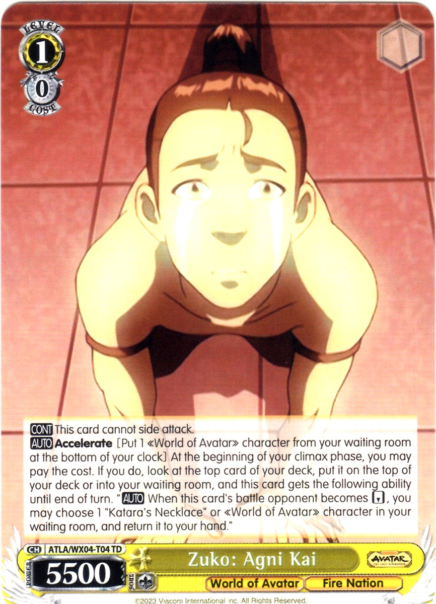 ATLA/WX04-T04 Zuko: Agni Kai – Strictly Broken TCG