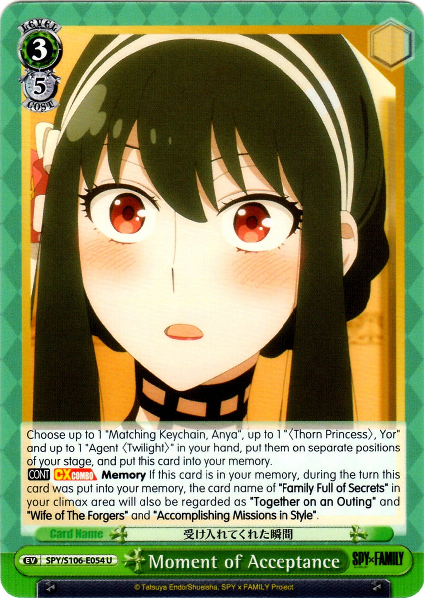 SPY/S106-E054 Moment of Acceptance – Strictly Broken TCG