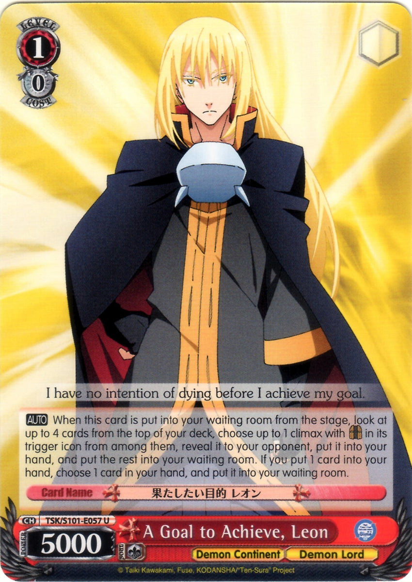 TSK/S101-E057 A Goal to Achieve, Leon – Strictly Broken TCG