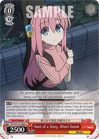 BTR/W107-E089 Start of a Story, Hitori Gotoh – Strictly Broken TCG