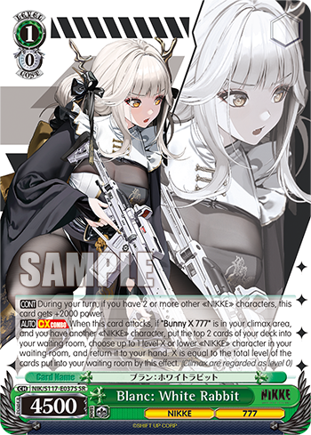 NIK/S117-E037S Blanc: White Rabbit – Strictly Broken TCG