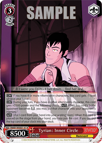 RWBY/WXE01-41 Tyrian: Inner Circle – Strictly Broken TCG