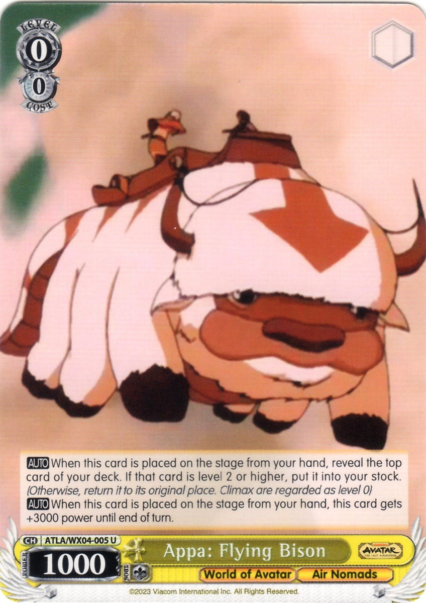 ATLA/WX04-005 Appa: Flying Bison – Strictly Broken TCG