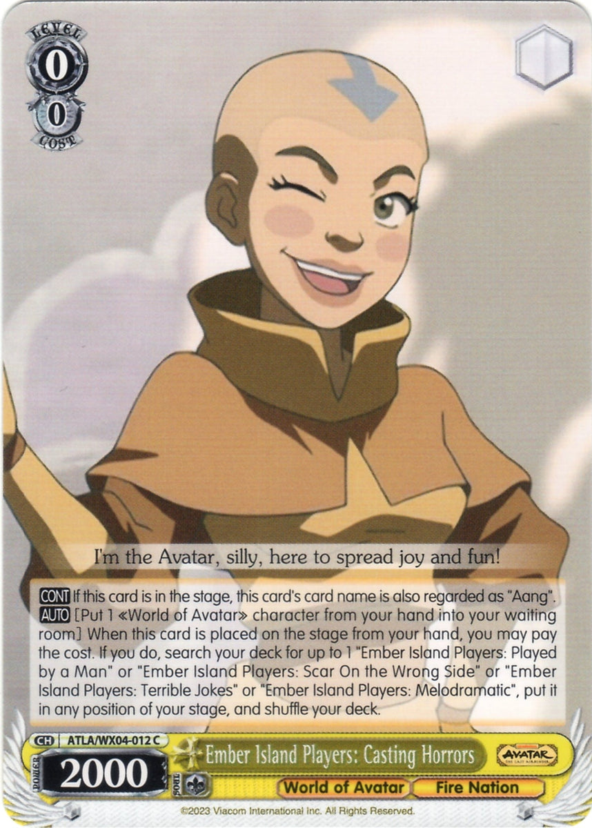 ATLA/WX04-012 Ember Island Players: Casting Horrors – Strictly Broken TCG