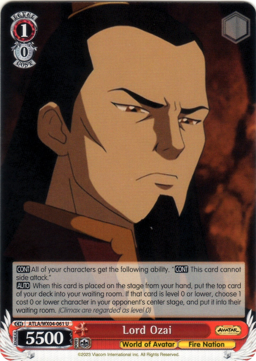 ATLA/WX04-061 Lord Ozai – Strictly Broken TCG