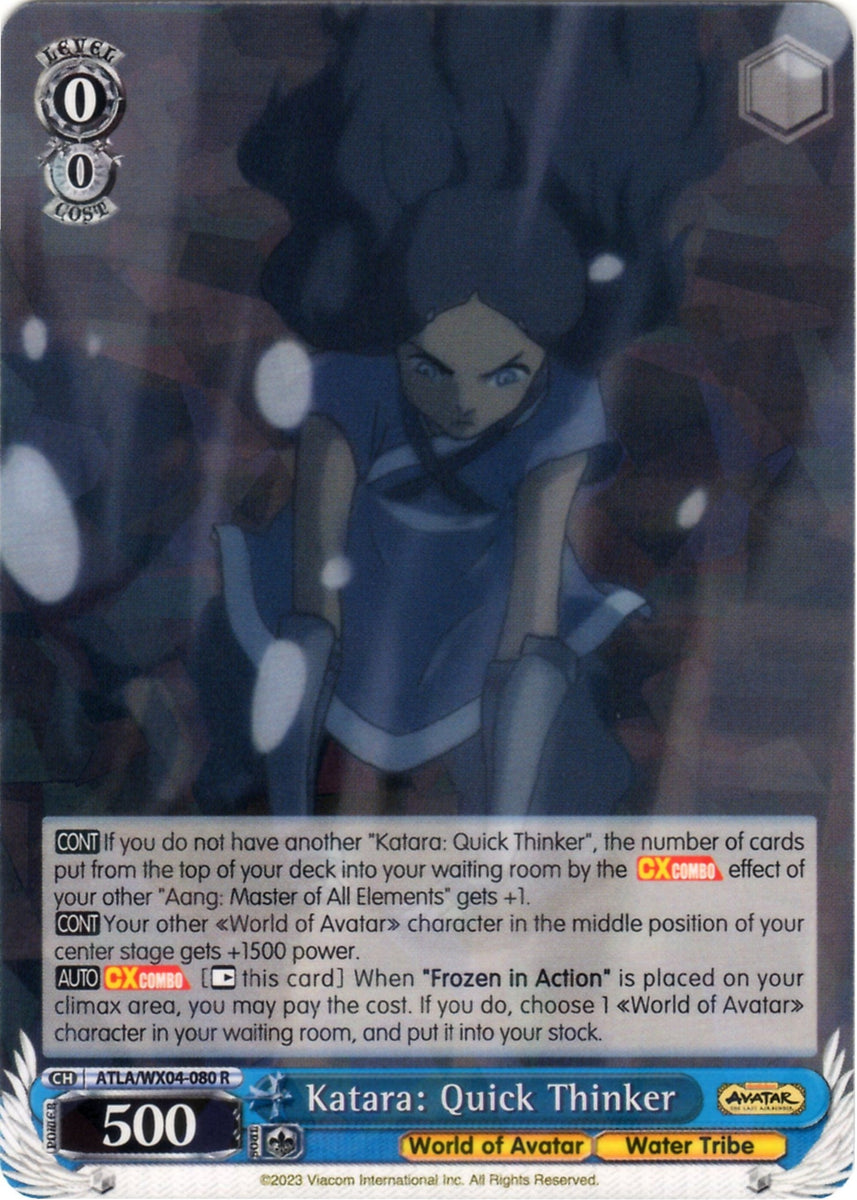 ATLA/WX04-080 Katara: Quick Thinker – Strictly Broken TCG