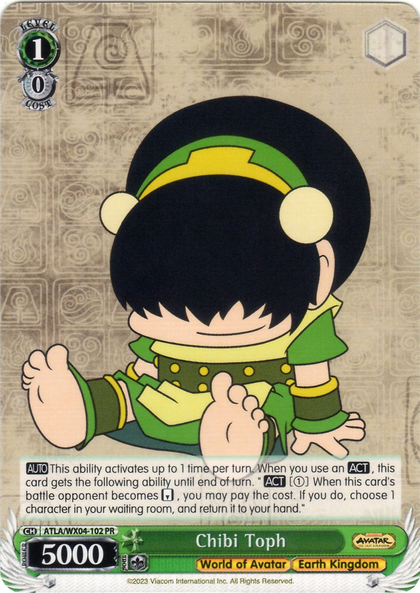 ATLA/WX04-102 Chibi Toph – Strictly Broken TCG
