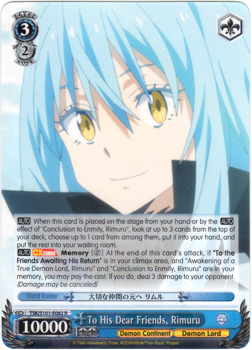 TSK/S101-E082 To His Dear Friends, Rimuru – Strictly Broken TCG